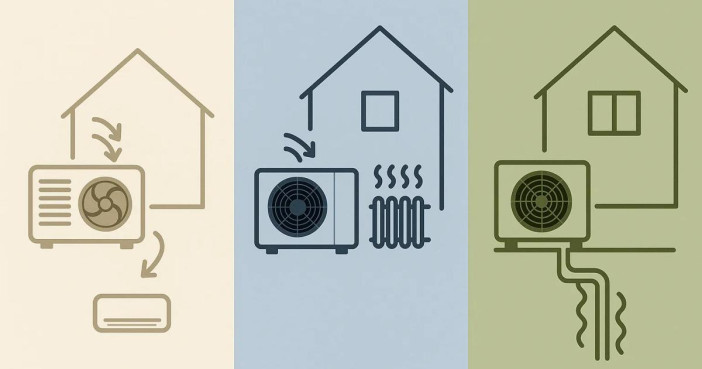 Wat is het verschil tussen een lucht-lucht, lucht-water en bodem ...